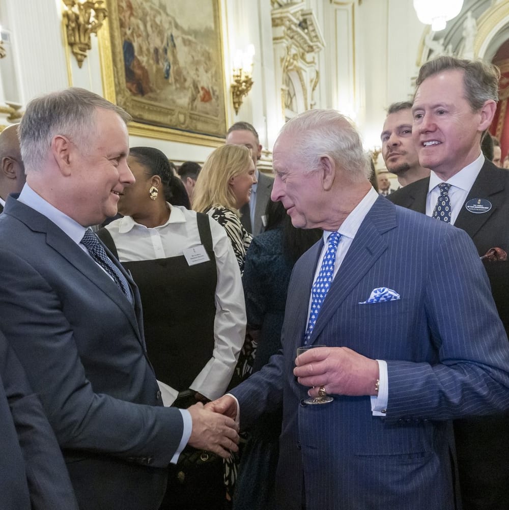 The King honours Mission Aviation Fellowship