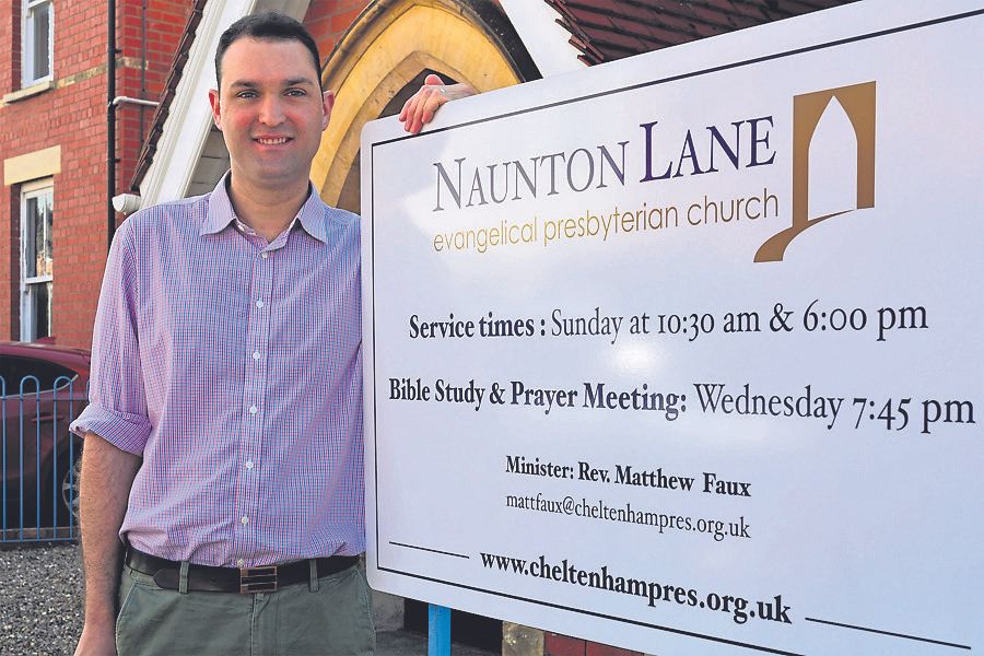 Revd Matt Faux inducted in Cheltenham